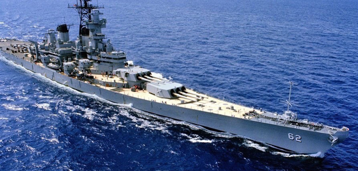 BSNJ-in-Blue-Water-1980s-web-carousel | Battleship New Jersey